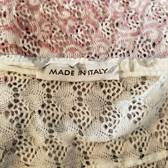 M Made In Italy | Tops | Made In Italy Knit Long Sleeve Crochet Top ...